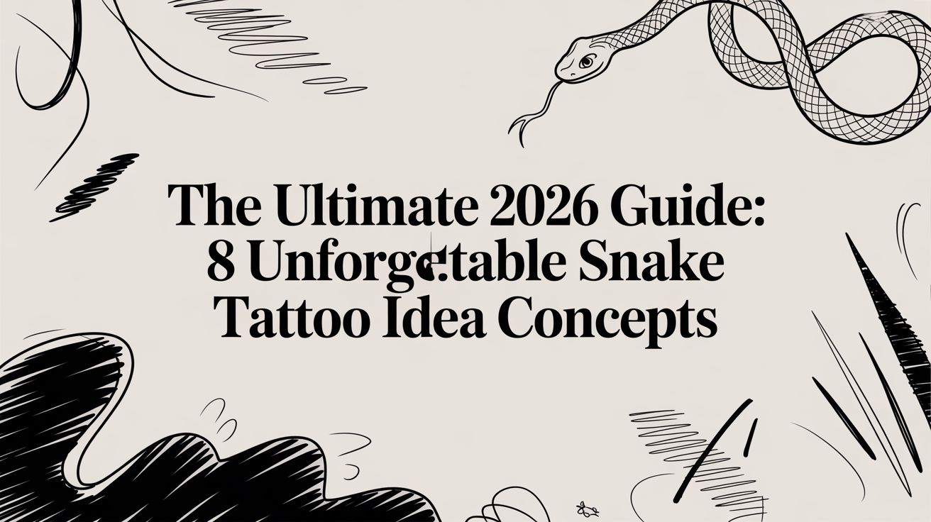 The Ultimate 2026 Guide: 8 Unforgettable Snake Tattoo Idea Concepts ...