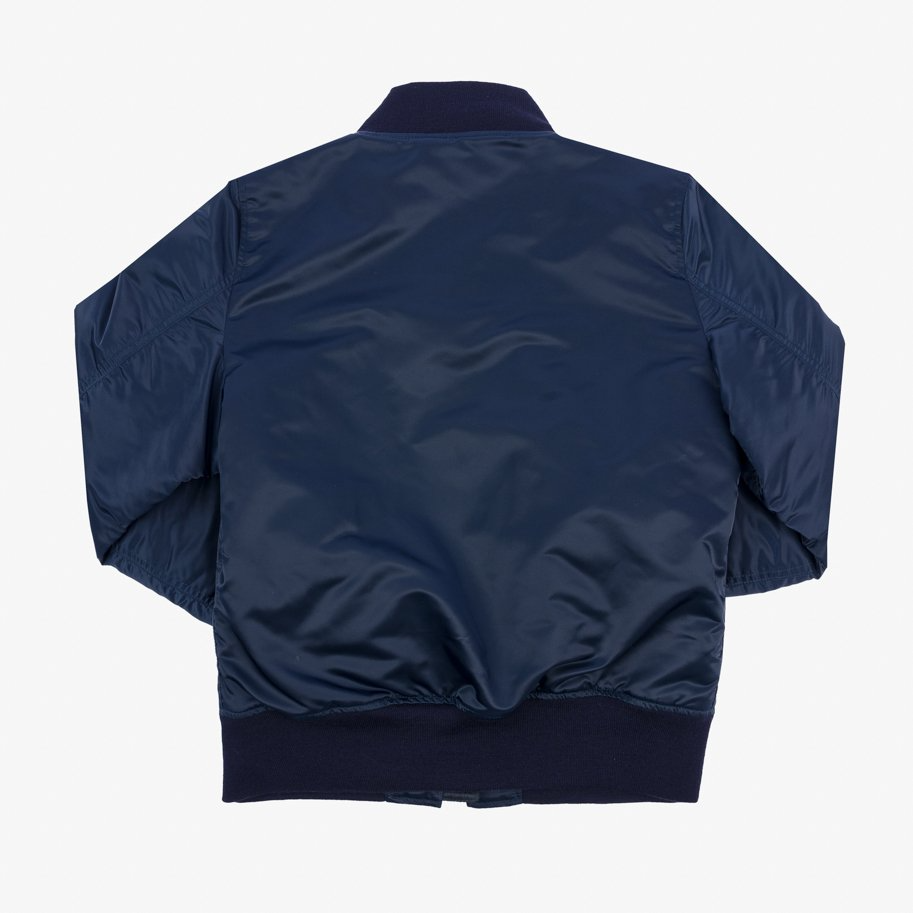 Iron Heart - Nylon Type L-2B Flight Jacket - Navy Blue – Fountainhead NY