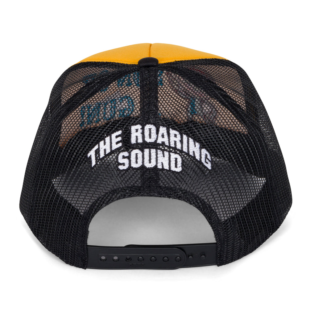 All Time High - The Roaring Sound Trucker Hat in Black/Gold ...