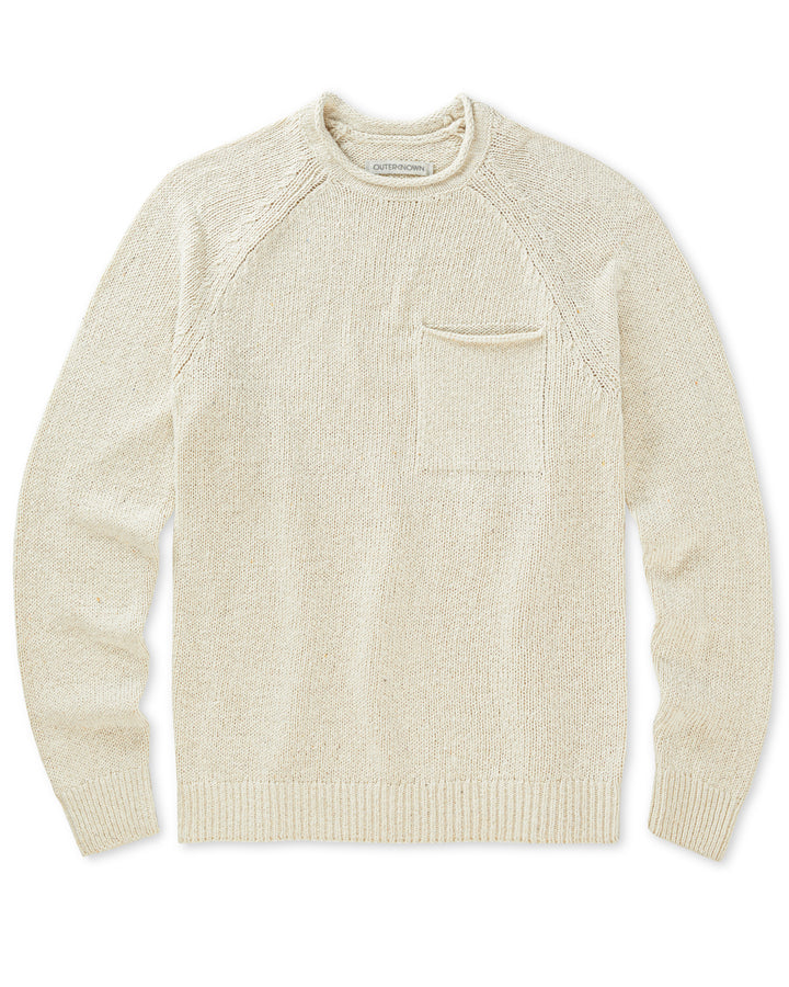 Outerknown - Stinson Rollneck Sweater - Natural – Fountainhead NY
